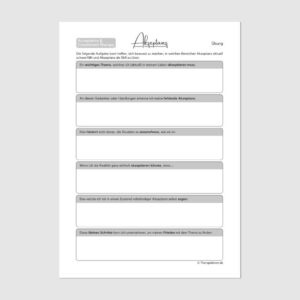 Arbeitsblätter-Set "Akzeptanz" • Therapiekram