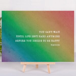 "Nightbirde Zitat" • Poster • Therapiekram