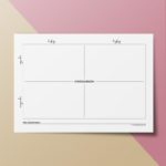 Arbeitsblatt "Vier-Felder-Tafel" • Digitale PDF Datei ...